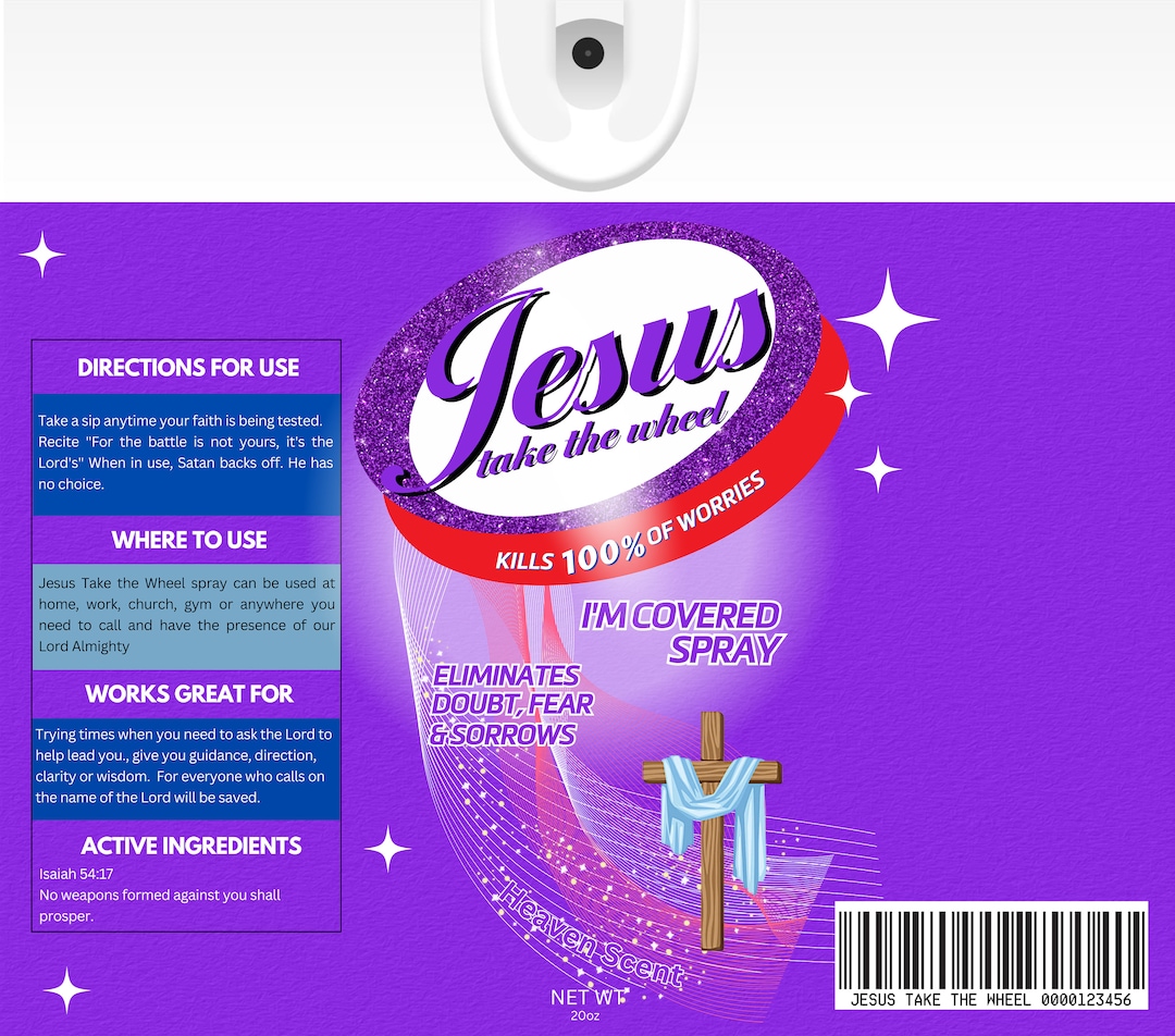 Ready to Press/not A Digital/jesus Take the Wheel/sublimation Print ...