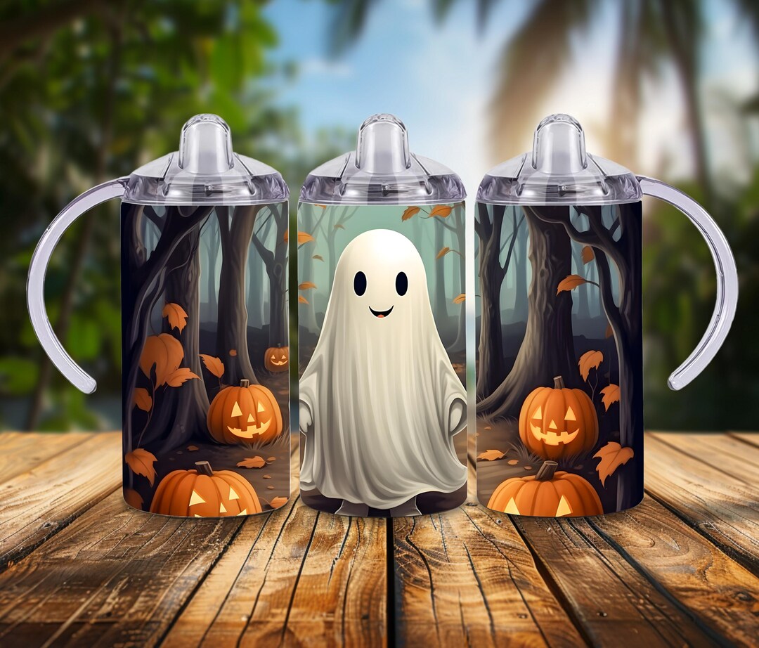Ready to Press/halloween Ghost and Pumpkin Design/not A Digital/no Cup ...