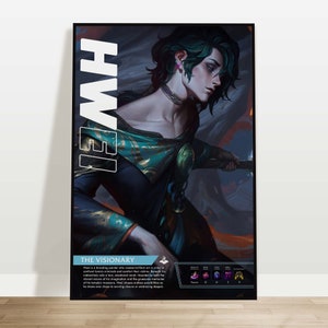 Hwei | Custom League of Legends Poster | Personalize With Your Username ...