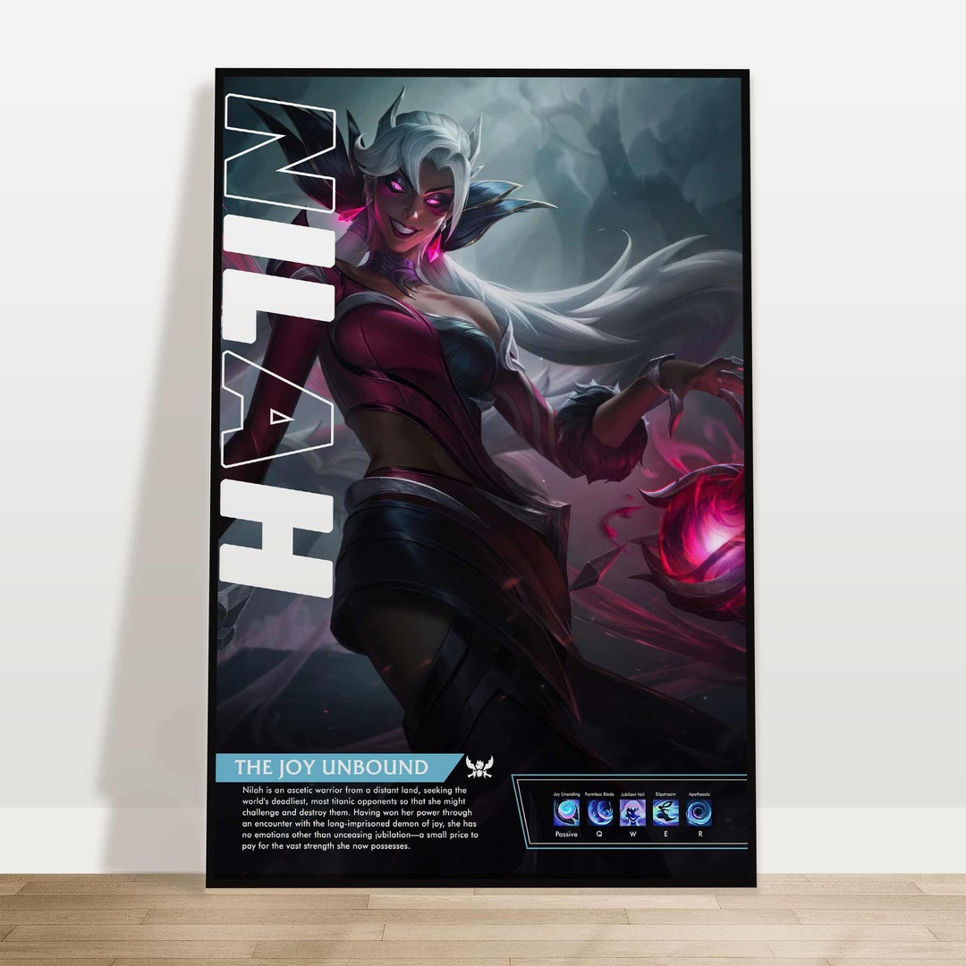 Nilah | Custom League of Legends Poster | Personalize With Your ...