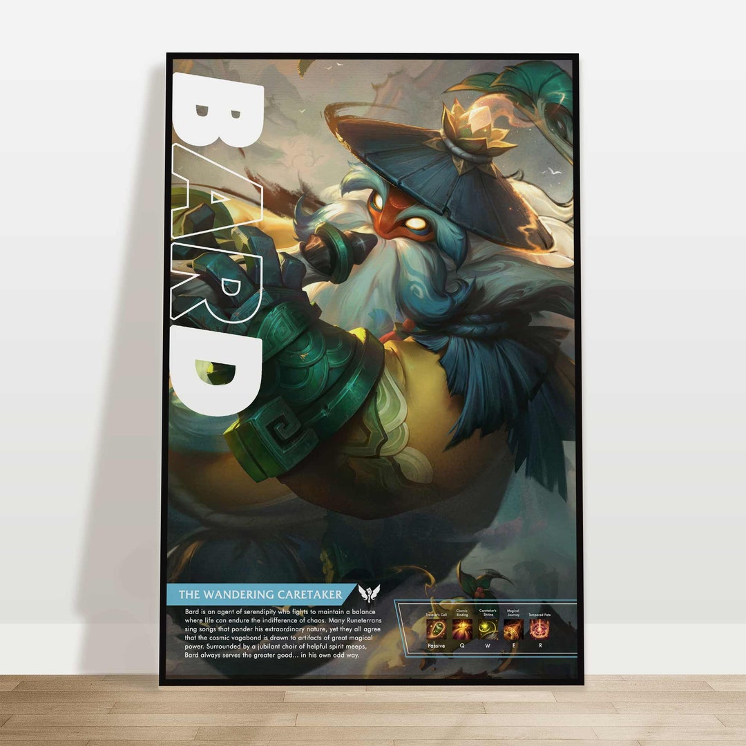 Bard | Custom League of Legends Poster | Personalize With Your Username ...