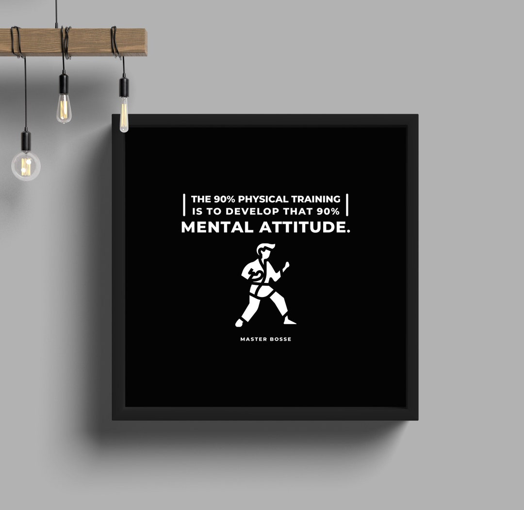 Mental Attitude | Training Motivational Poster | Sports | Competition ...