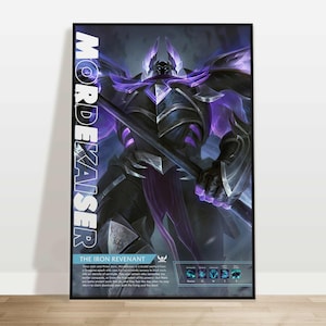 Mordekaiser | Custom League of Legends Poster | Personalize With Your ...