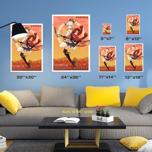 YOIMIYA | Genshin Impact Profile Poster | Anime Poster | Gaming Print ...