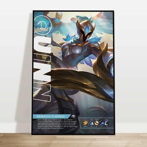 Quinn | Custom League of Legends Poster | Personalize With Your ...