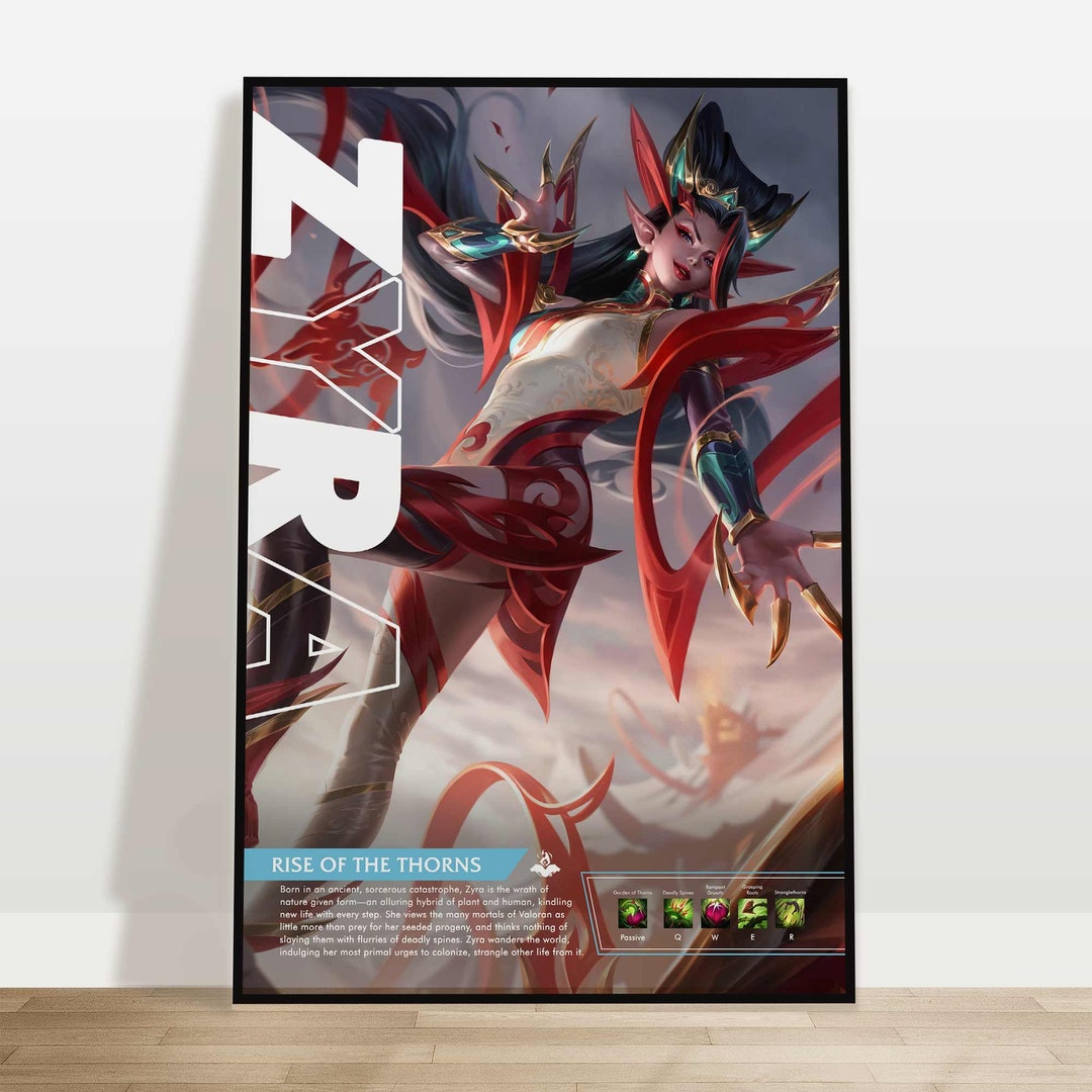 Zyra | Custom League of Legends Poster | Personalize With Your Username ...