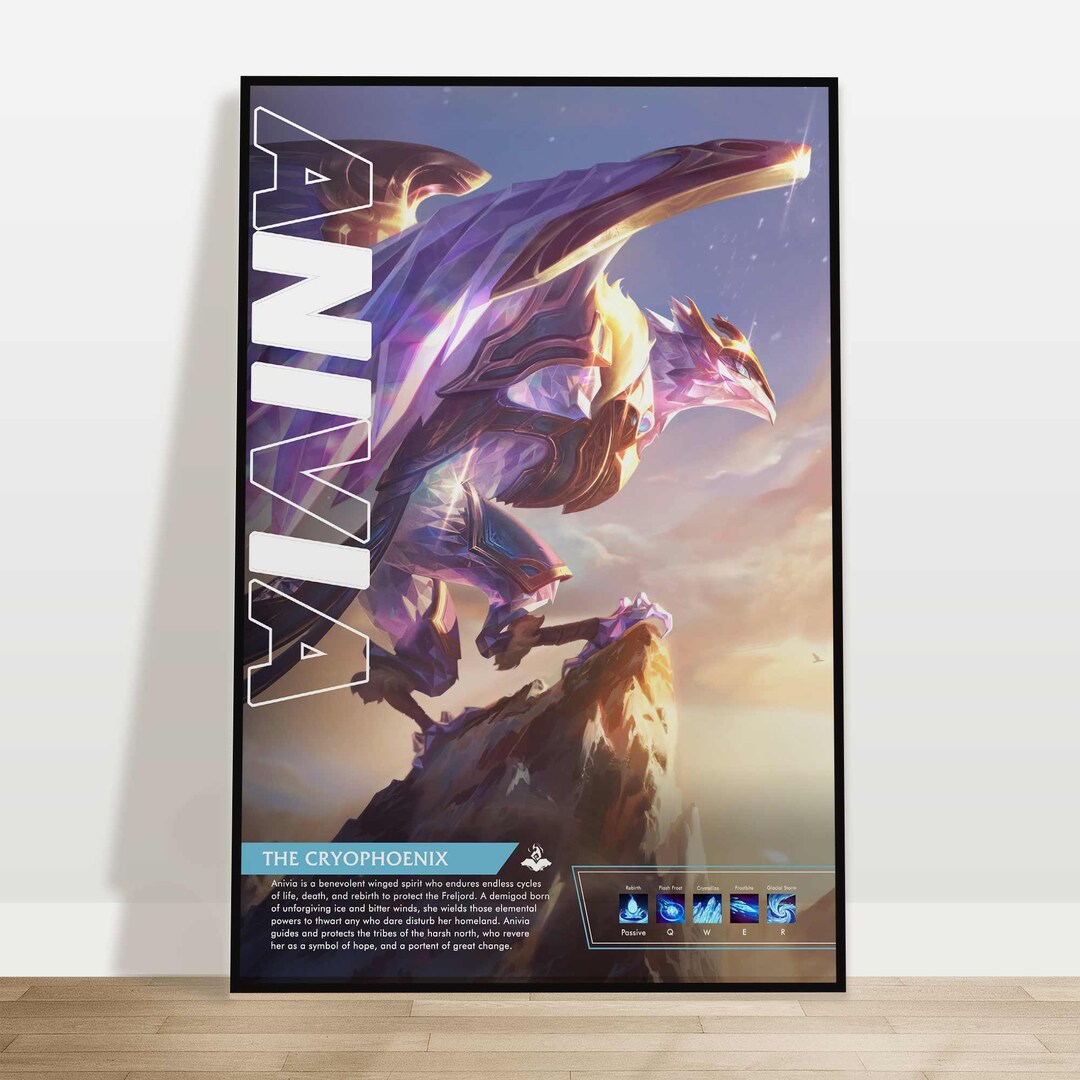 Anivia | Custom League of Legends Poster | Personalize With Your ...