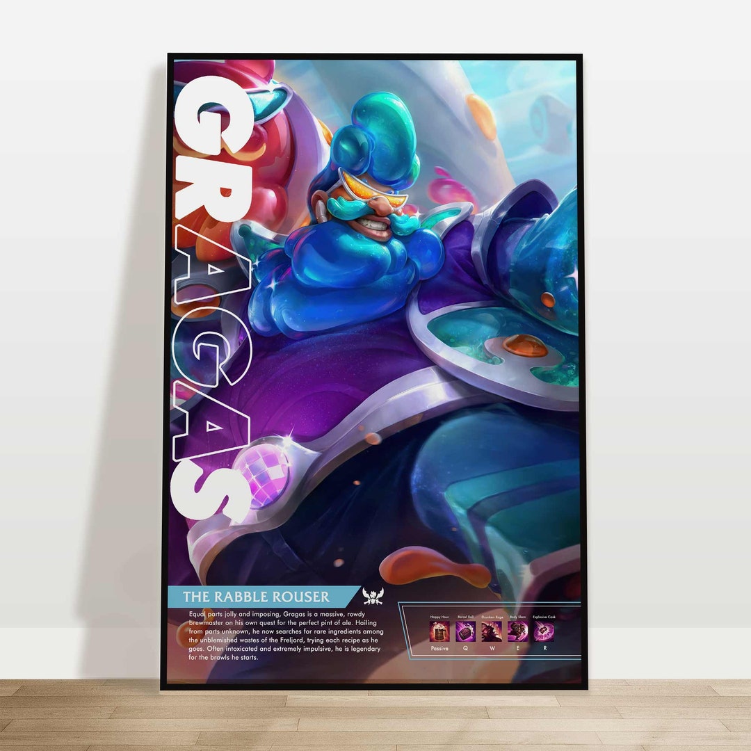 Gragas | Custom League of Legends Poster | Personalize With Your ...