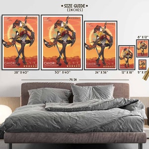 CHIORI | Genshin Impact Profile Poster | Anime Poster | Gaming Print ...