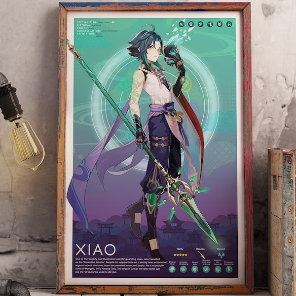Xiao poster - Etsy México