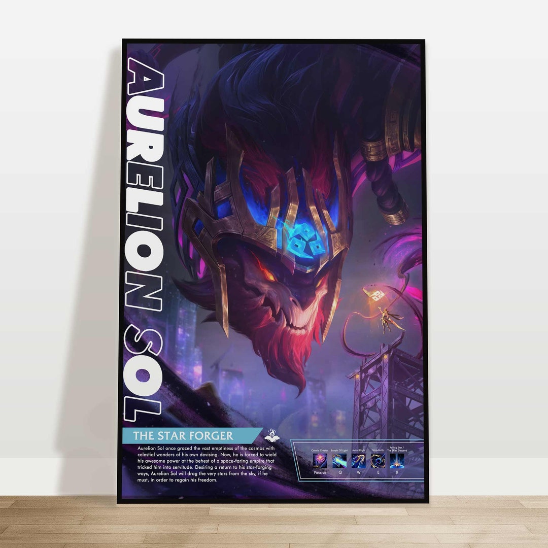 Aurelion-sol | Custom League of Legends Poster | Personalize With Your ...