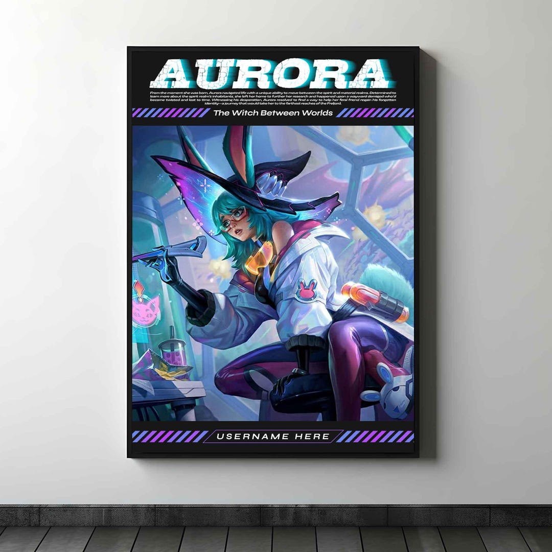 Custom League of Legends Poster | Version 3 Style 3 | Personalize With ...