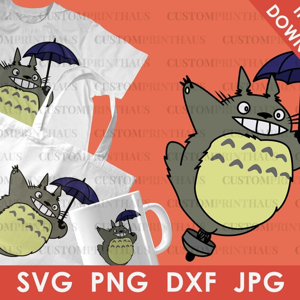 Totoro Svg Files - Etsy