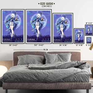 FURINA | Genshin Impact Profile Poster | Anime Poster | Gaming Print ...
