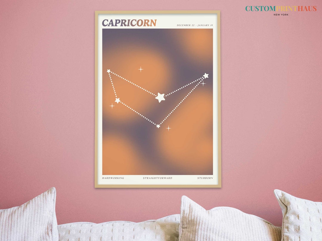 Capricorn | Goddess Series | Wall Art | Astrology Poster ...