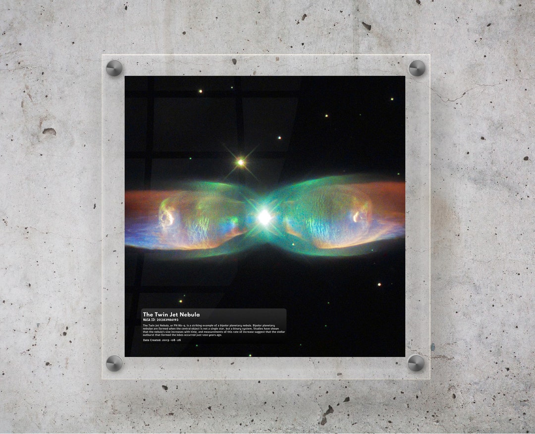 The Twin Jet Nebula | NASA Official Poster | Space Print | Galaxy ...