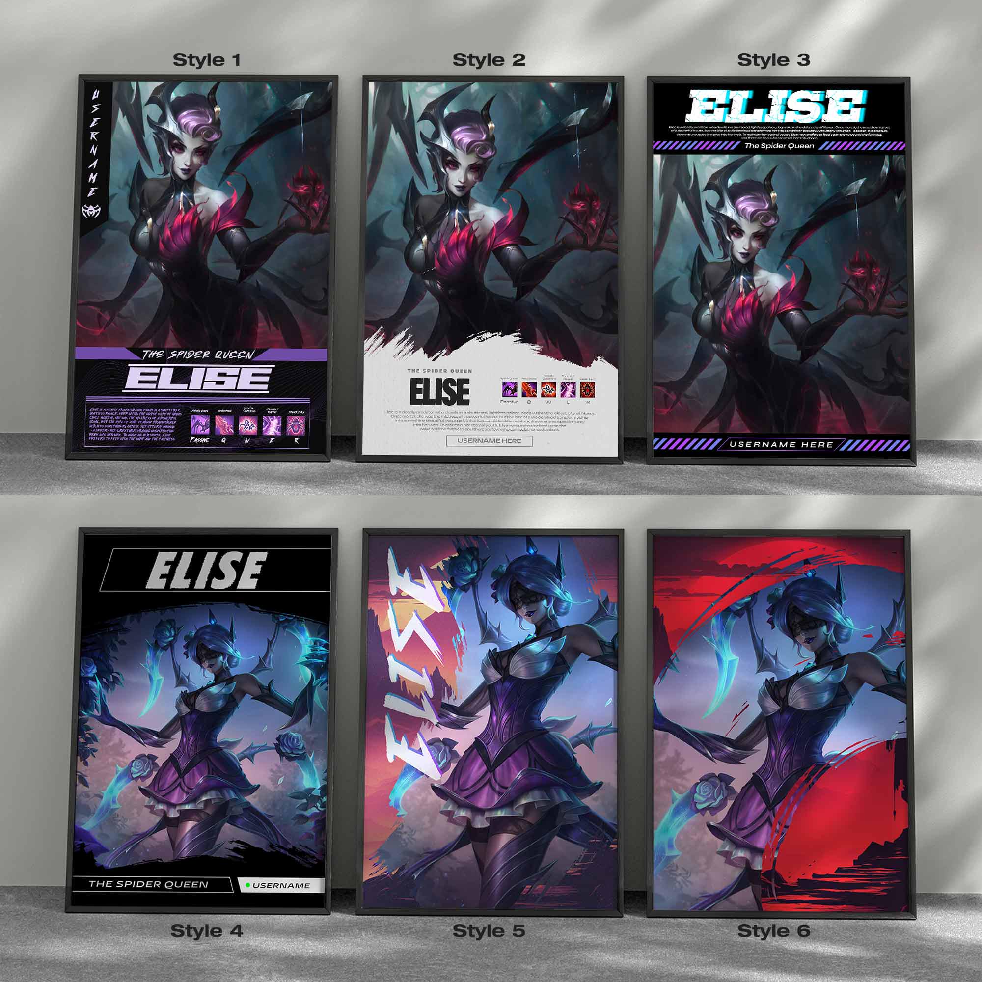 Elise The Spider Queen Wallpaper