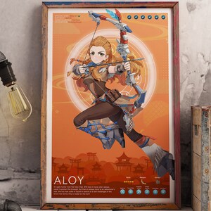 ALOY | Genshin Impact Profile Poster | Anime Poster | Gaming Print ...