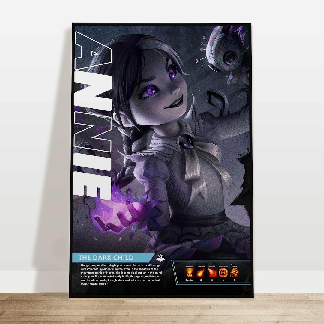 Annie | Custom League of Legends Poster | Personalize With Your ...
