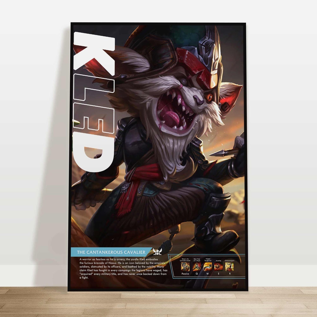 Kled | Custom League of Legends Poster | Personalize With Your Username ...