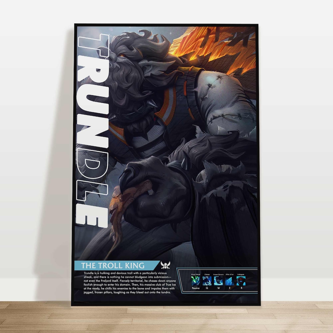Trundle | Custom League of Legends Poster | Personalize With Your ...