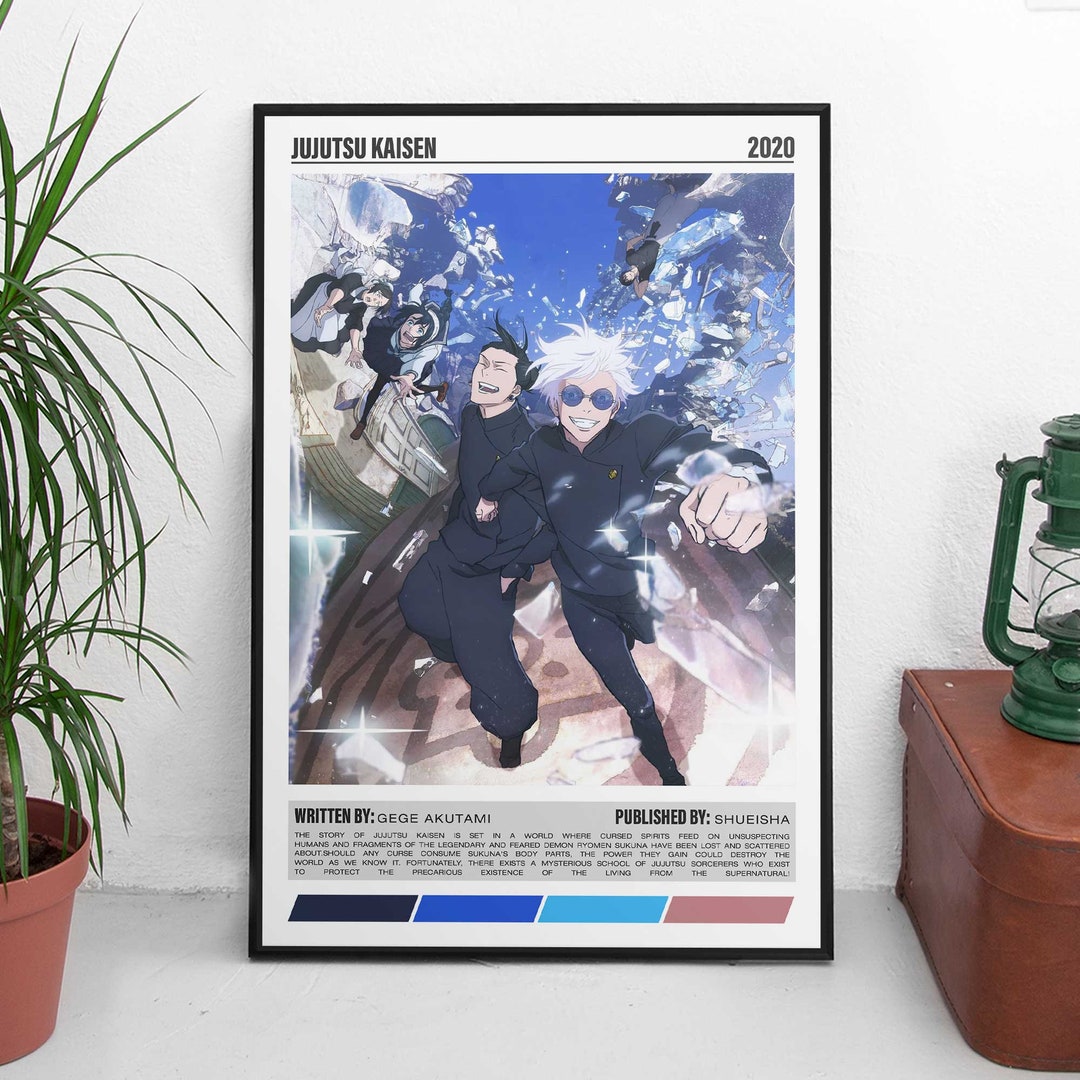 Jujutsu Kaisen Sukuna Anime Minimalist Wall Poster Print Jujutsu Kaisen ...
