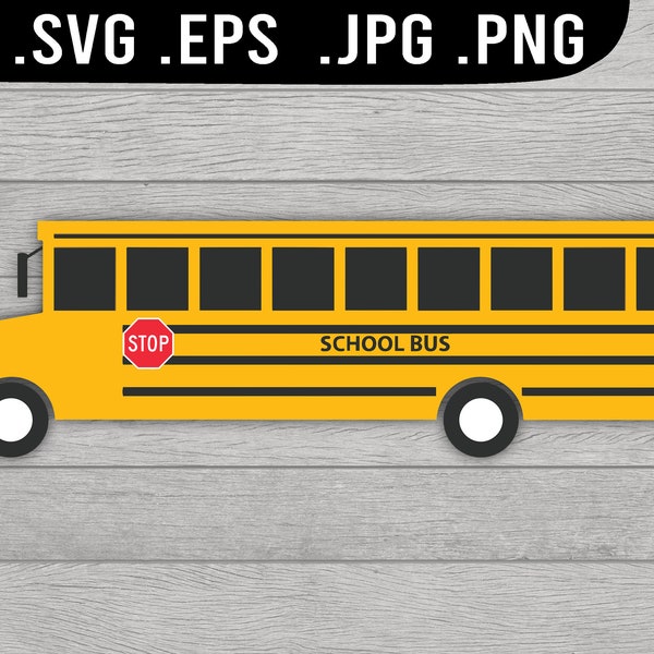 School Bus Svg - Etsy