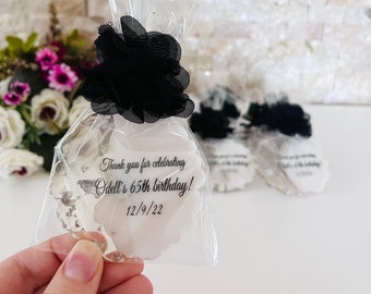 Personalized Epoxy Key Chain Favor, Custom Epoxy Wedding Resin Gift ...