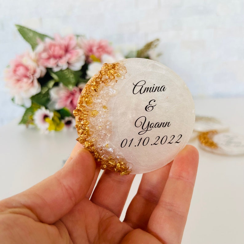 Personalized Epoxy Magnet Favor Custom Epoxy Wedding Resin - Etsy