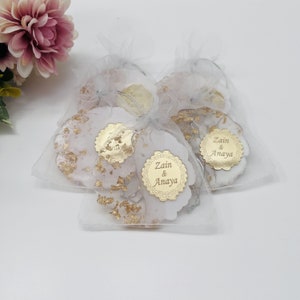 Personalized Epoxy Magnet Favor, Custom Epoxy Wedding Resin Gift ...