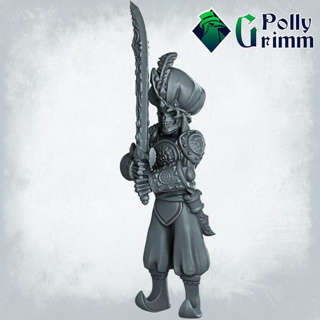 PGA-193 - Arabian Skeleton Two Handed Scimitar 02 - Etsy
