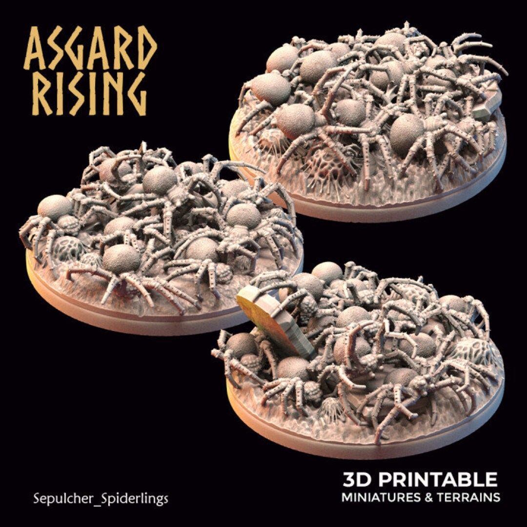 ASGR-040 - Sepulcher Spiderlings (3) - Etsy