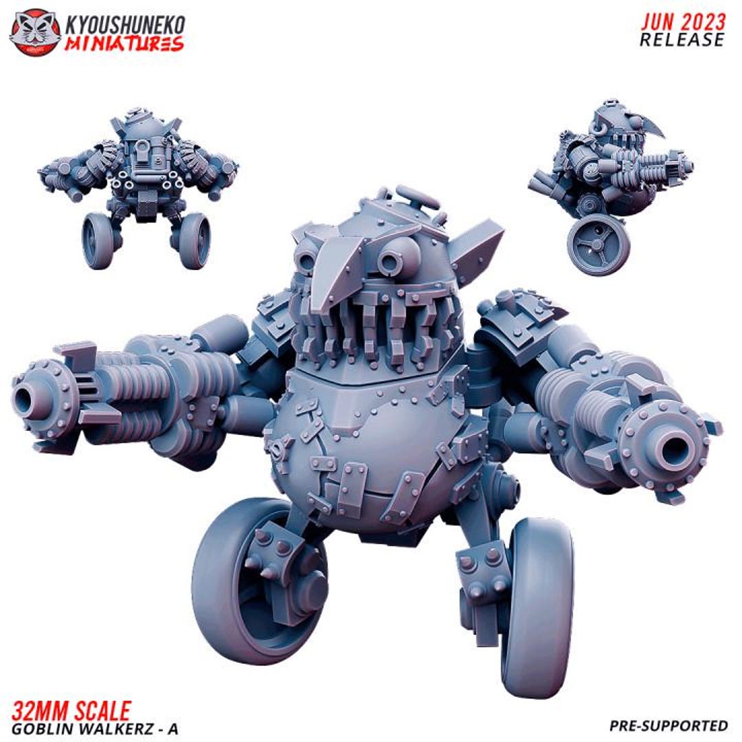 KYMA-385 - Space Goblins - Goblin Mech Walker A - Etsy