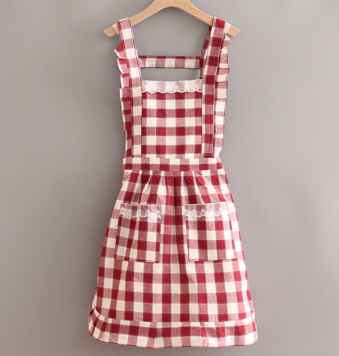 Aprons for Women Retro, Cute Womens Apron With Pockets, Vintage Apron ...