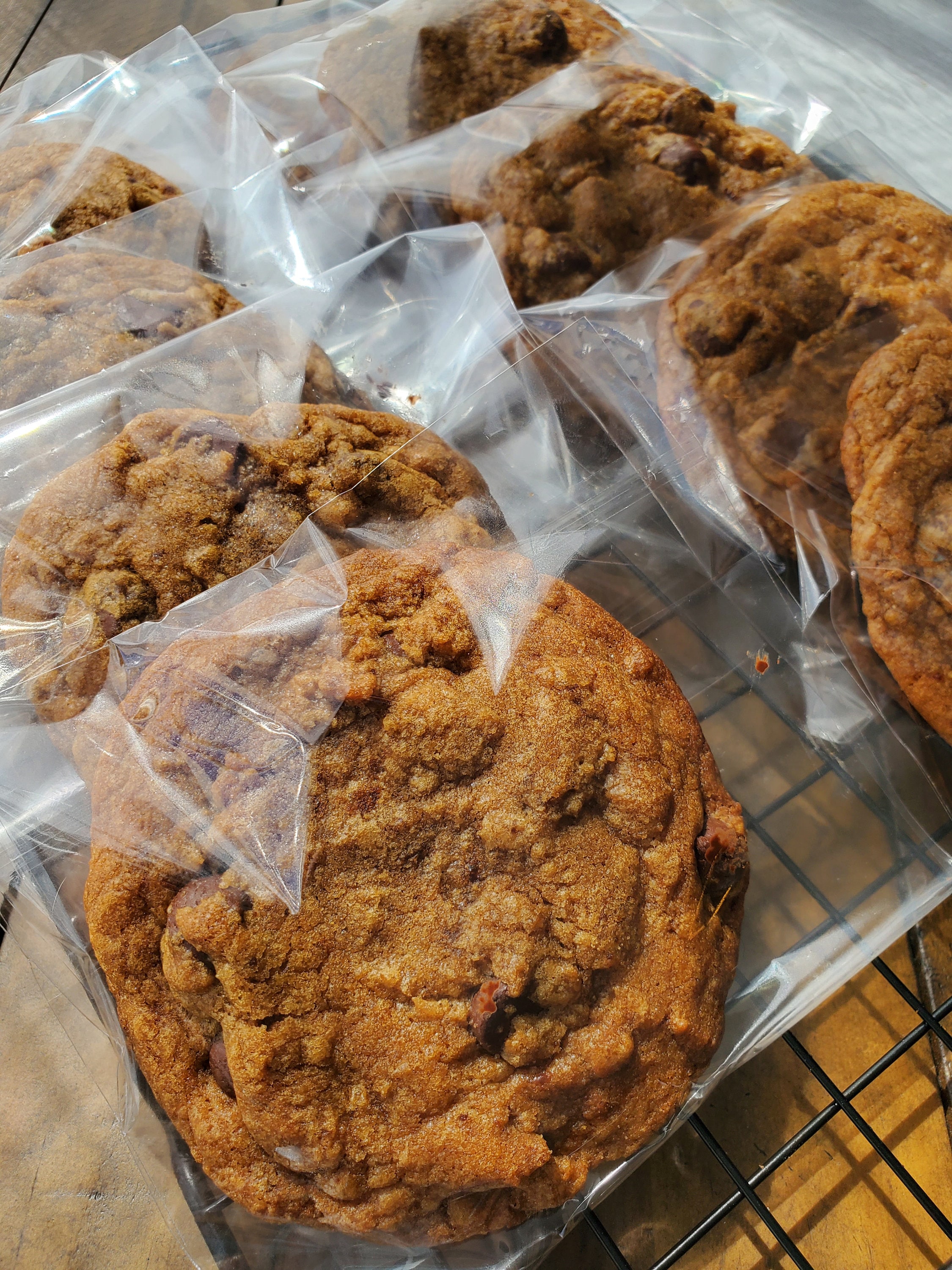 Two Dozen Super Chewy Best Ever Chocolate Chip Cookies-individually ...