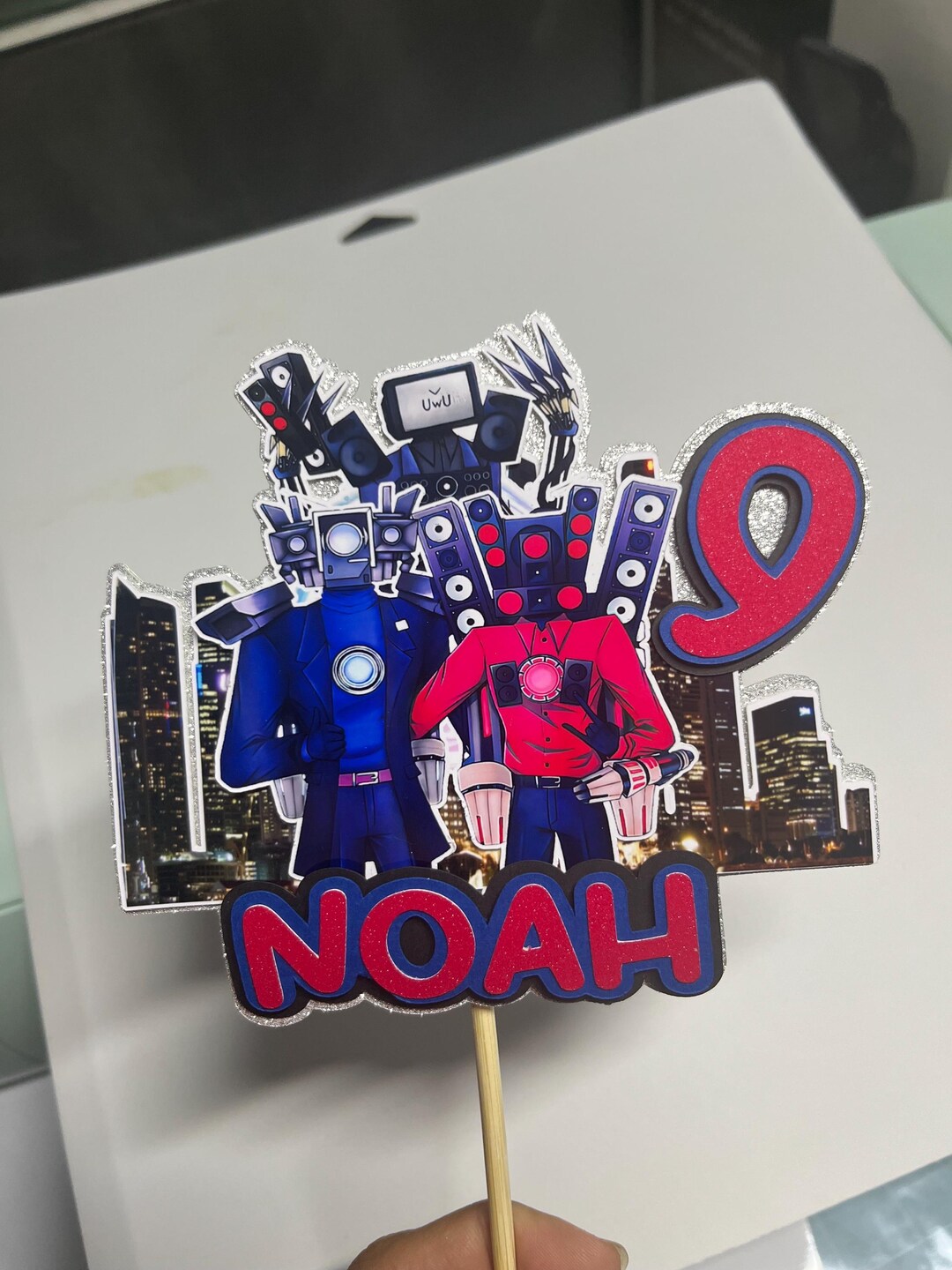 Toilet Cake Topper/ Party Supplies Toilet/ Sk Toilet Topper/ Roblox ...