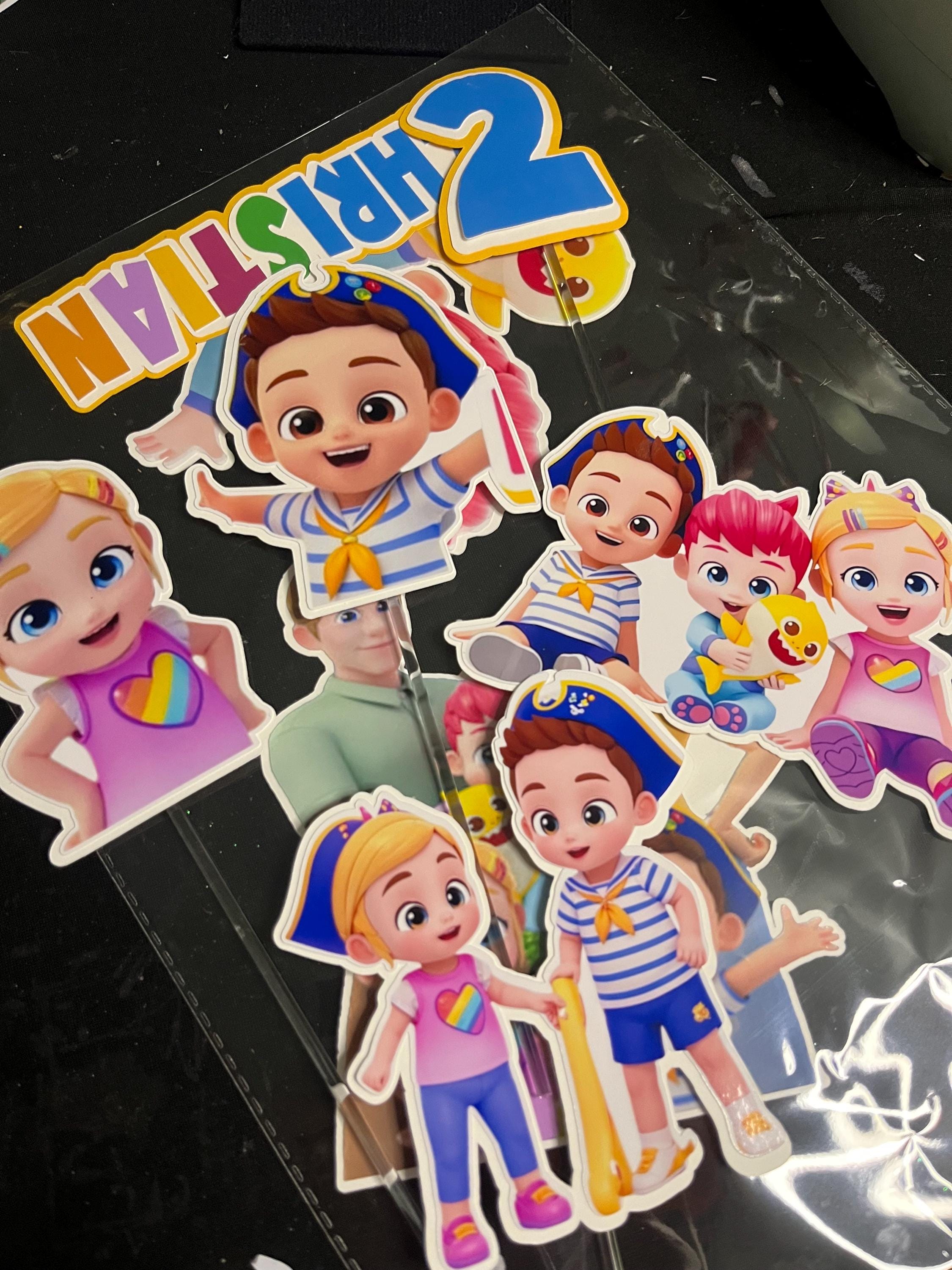 Bebefinn Cake Topper, Bebefinn Family, Bebefinn Party Supplies ...