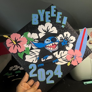 Graduation Cap Stitch/ Stitch Cap / Graduation Cap Stitch/ Graduation ...