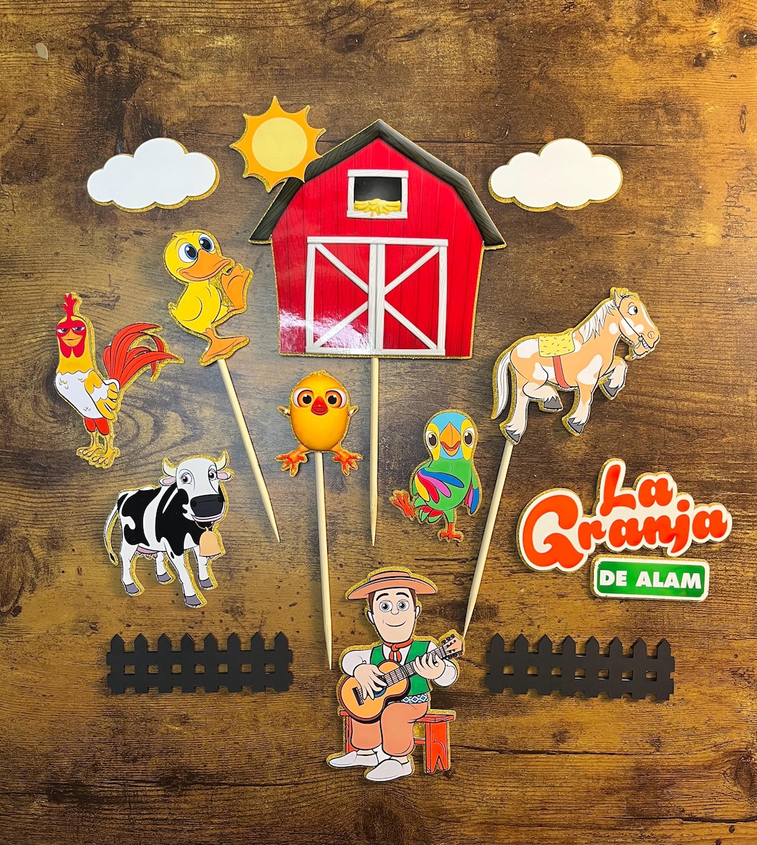 La Granja De Zenon Cake Topper/ Cake Topper Granja Zenon/ Granja Zenon ...