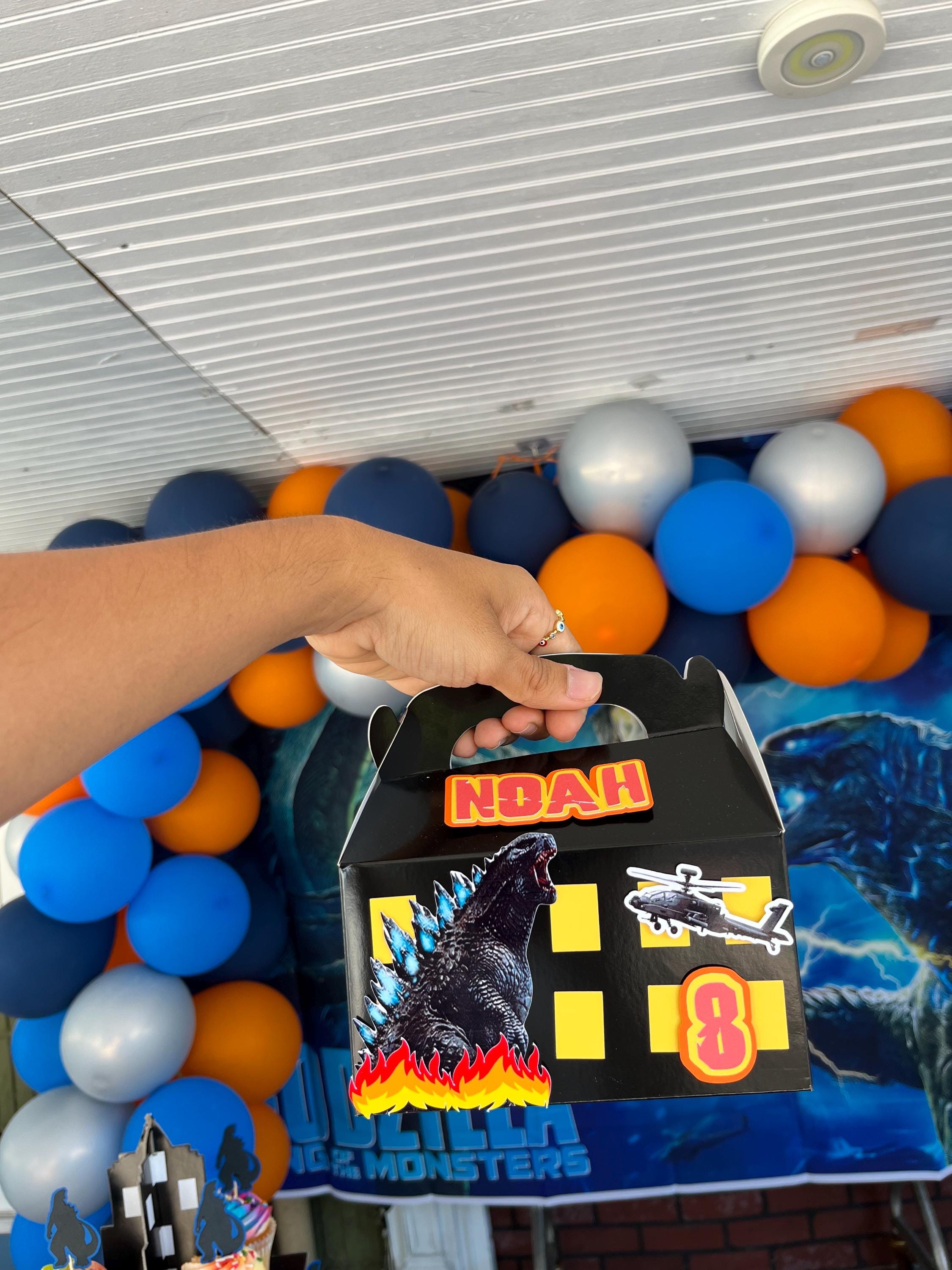 Godzilla Box Favor/ Godzilla Party Supplies/ Godzilla Party Box ...