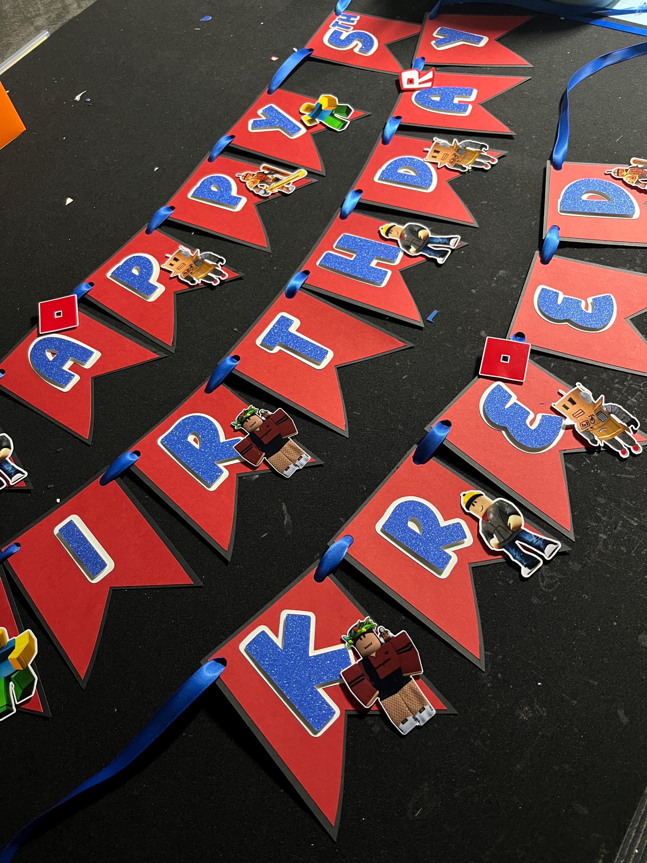 Banner Roblox, Party Supplies Roblox, Roblox - Etsy