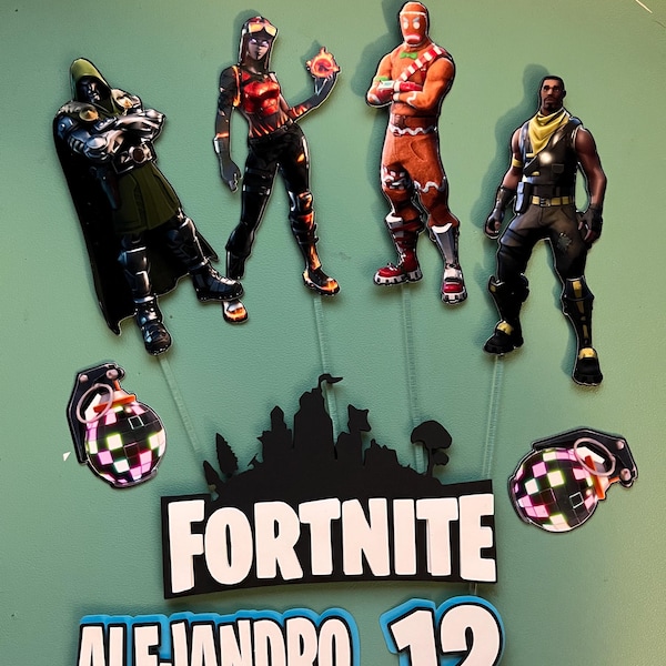 Fortnight Cake Topper - Etsy