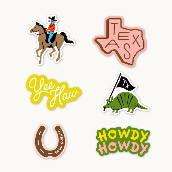 Texas Sticker - Etsy