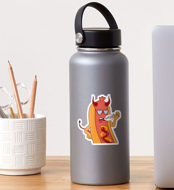 Stickers Decal Cool Glizzy Hotdog Design Laptop Bottle Wall - Etsy