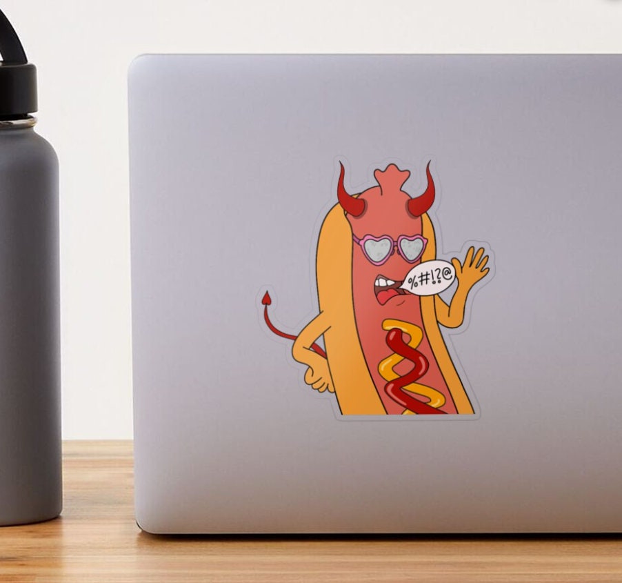 Stickers Decal Cool Glizzy Hotdog Design Laptop Bottle Wall - Etsy