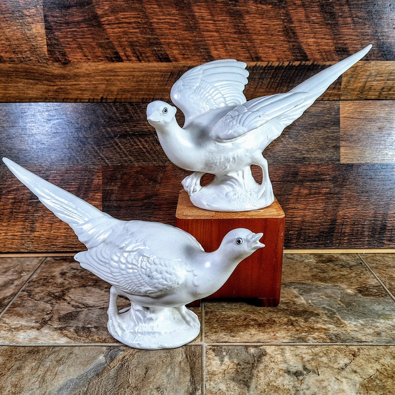 Ceramic Pheasant Figurine - Etsy