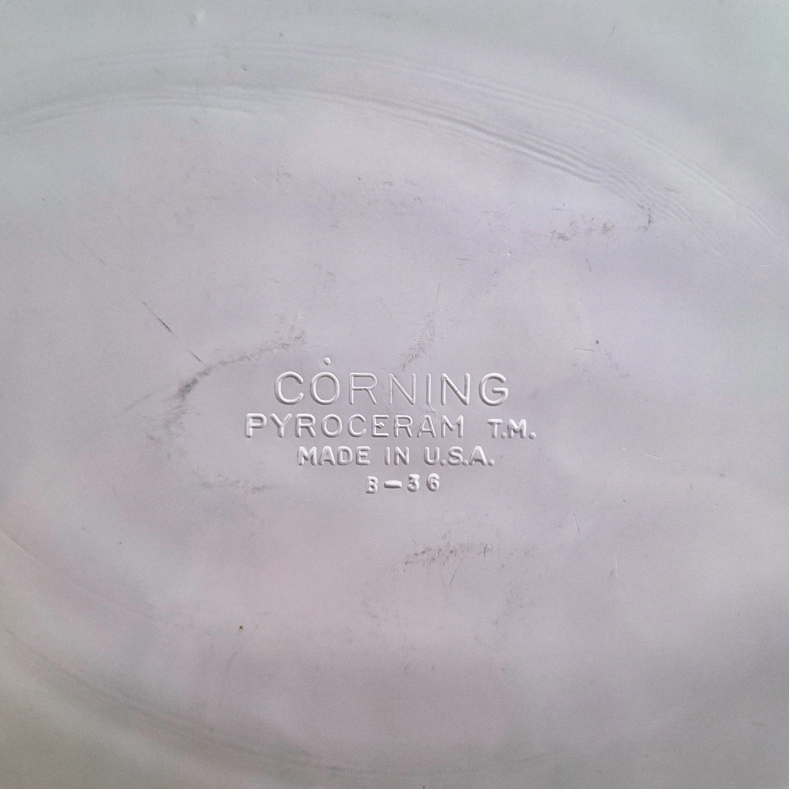 Rare Corning Pyroceram B-36 1958-59 Vintage Corningware - Etsy