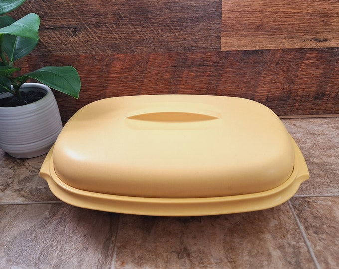 1970s Tupperware Ham Roast Keeper 3 Piece Clear White Plastic Food ...