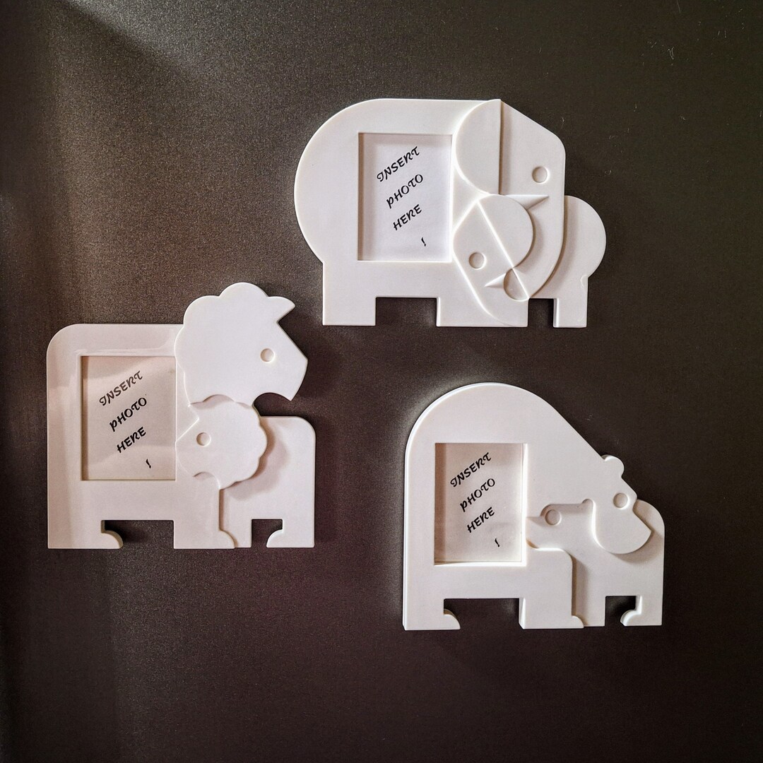 Vintage Tupperware Picture Frames | Animal Parent and Child ...