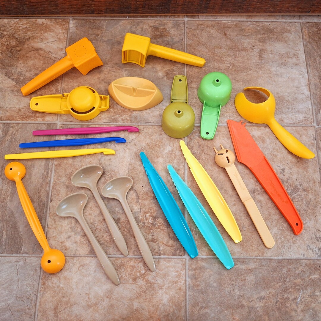 Vintage Tupperware Minis! | Melon Baller, Orange Peeler, Small Funnel ...